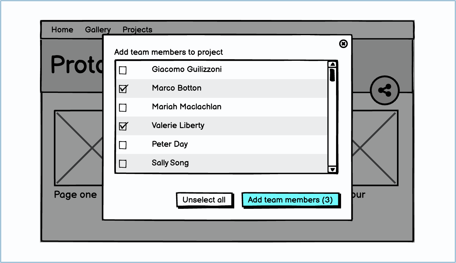 Pop up Modal And Lightbox Guidelines Wireframing Academy Balsamiq